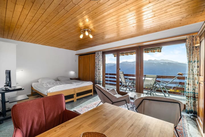 Orion 302 Au Centre à Anzère Vue Sur Les Alpes - Anzère