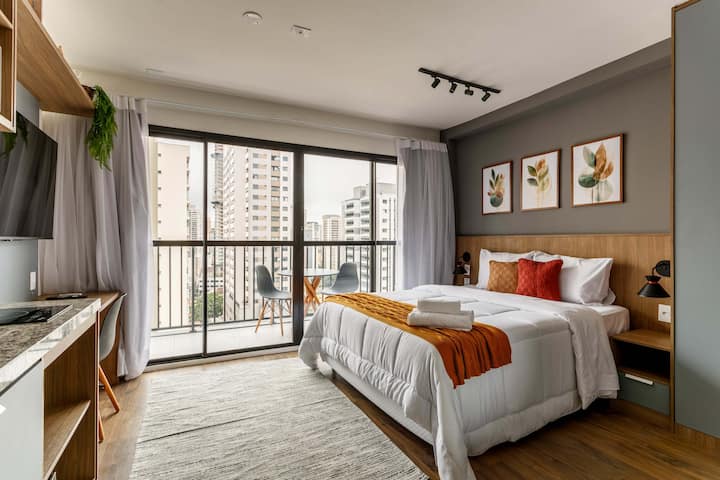 Studio Completo A 3min Do Allianz Parque | Sp1505 - Brasil