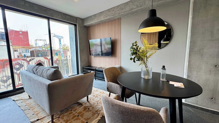 W* | Tasteful 1br W/ Private Balcony In Tabacalera - メキシコ