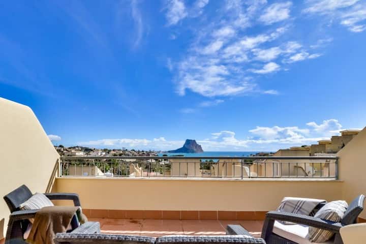 Bungalow Montesol Con Vistas Al Mar Y Montaña - Altea