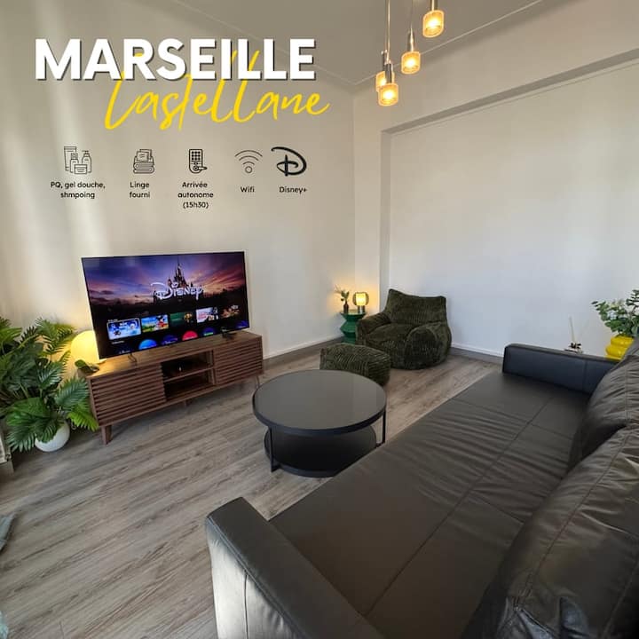 Marseille Centre/4p/wifi/terrasse - Marsylia