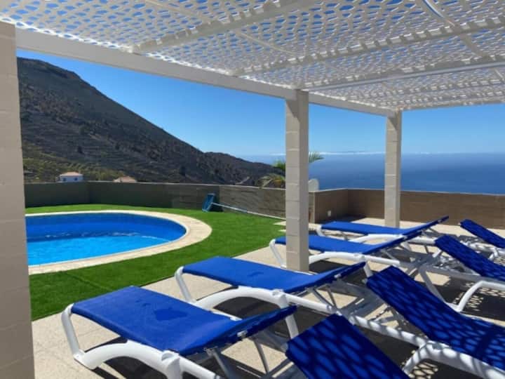 Apartamento Con Inmejorables Vistas Y Piscina - Faro de Fuencaliente