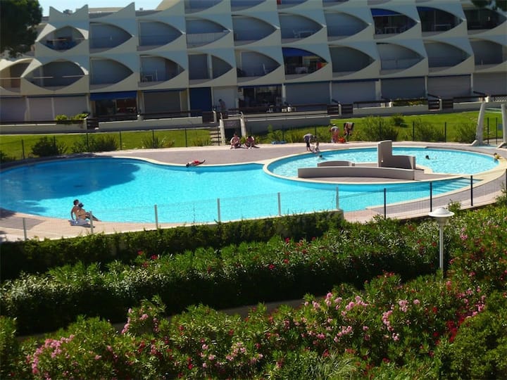 Studio Cabine Climatisé Sur Port - 4 Pers. - Le Grau-du-Roi