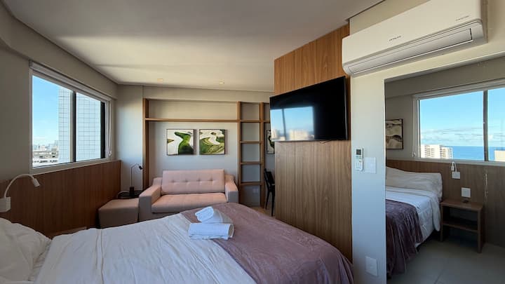 Flat - Beach Class Santa Maria - Boa Viagem #2704 - Recife