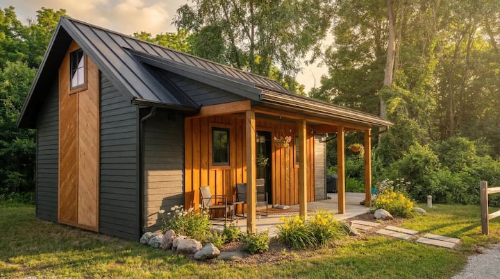 Cozy Tiny Home W/hot Tub & Firepit Near The River - United States