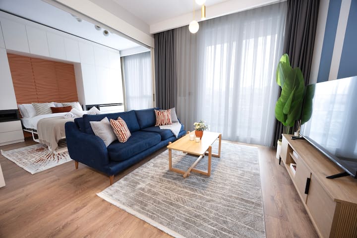 Modern Cozy Apartment With Balcony - İstanbul