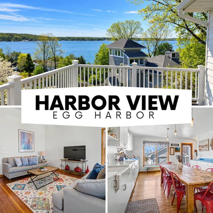 Walkable Egg Harbor Retreat With Water Views - Egg Harbor, WI