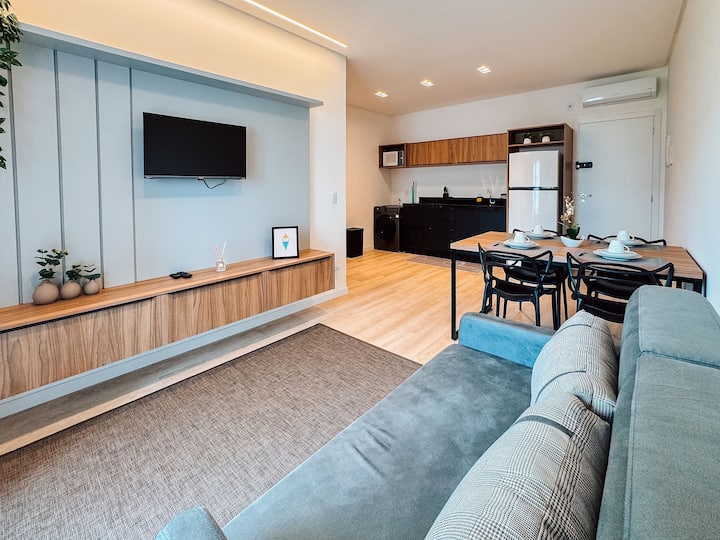 Flat Moderno Com Churrasqueira Próximo à Unifebe - Brusque