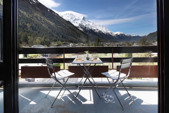 Charmant Séjour Balcon Vue Mont-blanc ! - 萊蘇什