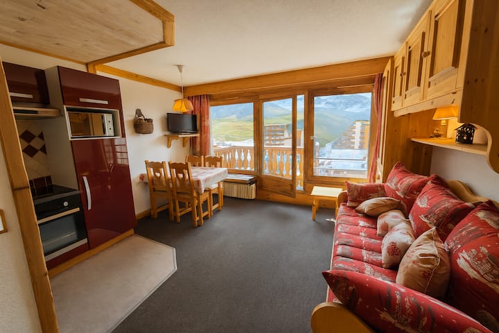 Balcon + Emplacement Idéal Au Cœur De Val Thorens - Val Thorens