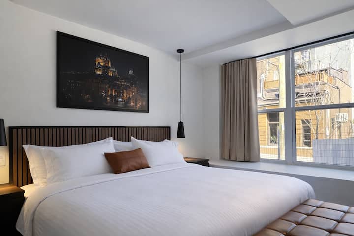 Chambre Avec 1 Lit King | Centre-ville De Québec - Quebec City