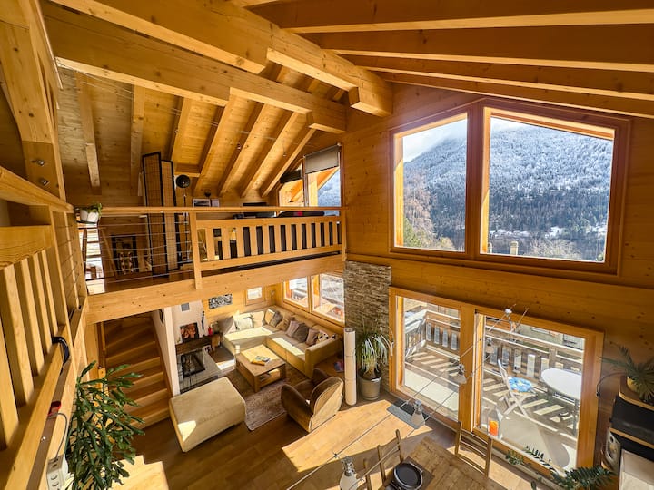 Chalet Boder - Vue Mont-blanc - Cheminée - Vallorcine