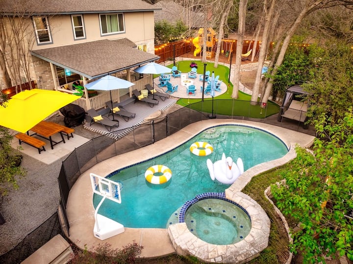 Fam Fun @ Setting Sun: Pool | Theater | Game Room - Pflugerville, TX