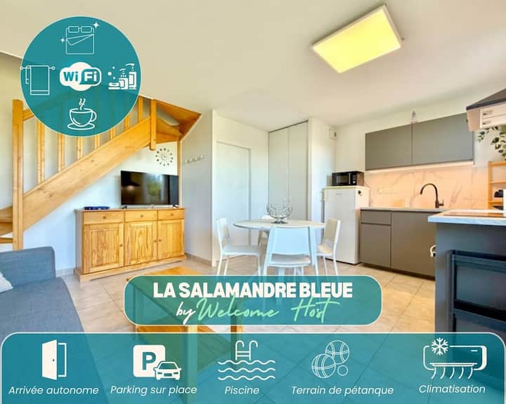 La Salamandre Bleue, 4 Pers Piscine à Calvisson - Calvisson