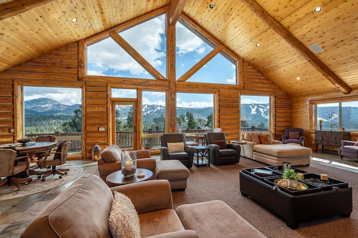 Luxe Castle Glen, Ski Slope Views, Spa/game Room - Big Bear Lake, CA