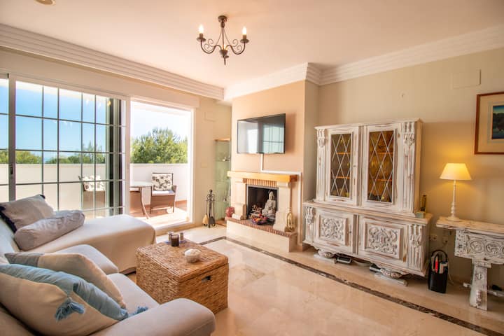 Family Penthouse With Terrace And Beautiful Sea Vi - Marbella