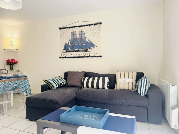 3 Pièces Avec Jardin, Parking, Wifi, Proche Plage - Quiberon