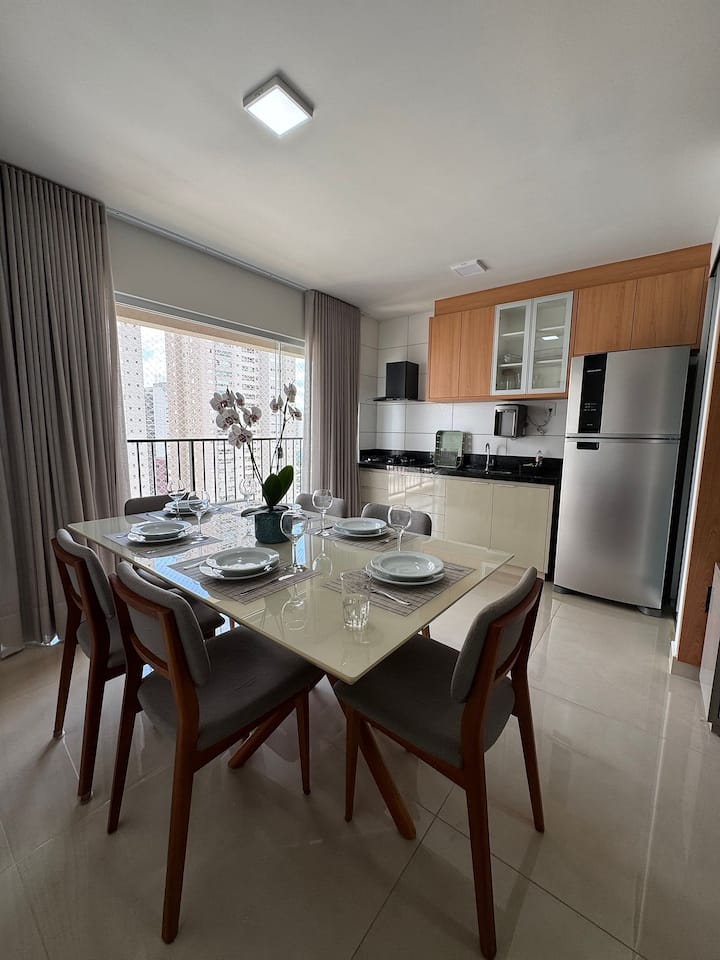 Apê 7 Pessoas Próximo Ao Parque Vaca Brava - Goiânia