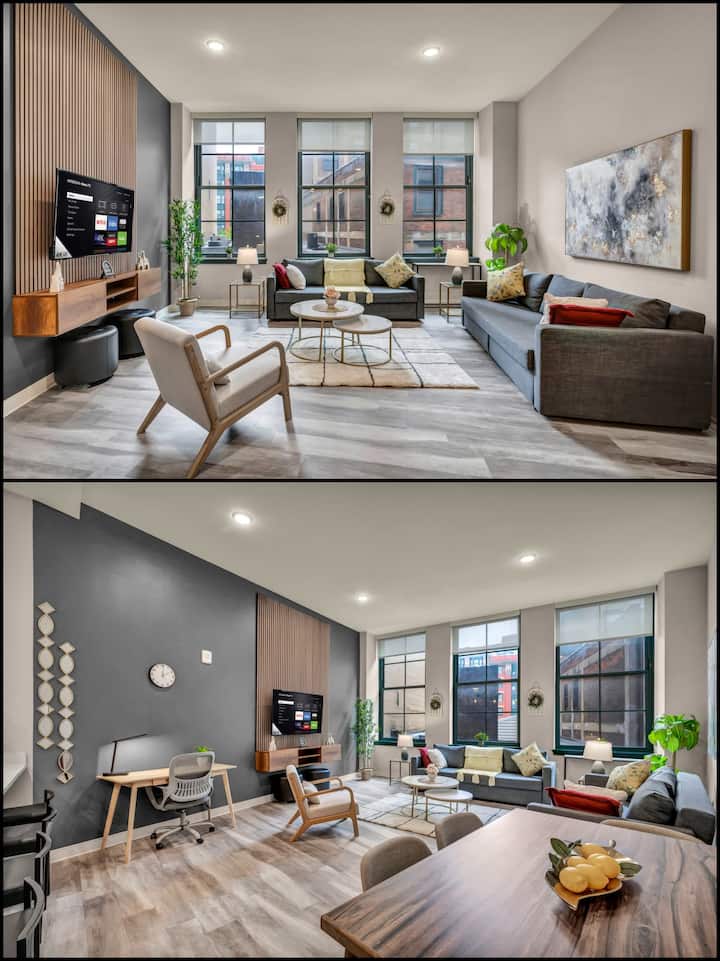 Central Flat: Heated Pool, Rooftop, Gym - Ohio