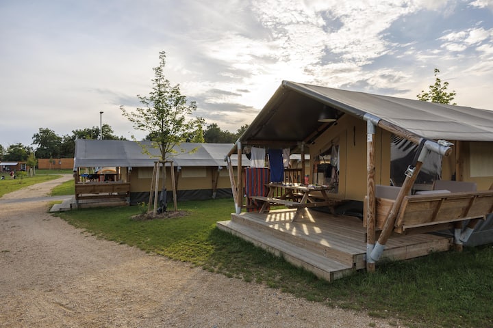 Glamping Zelt Mit Bad - 4 Pers. (Groß) - Prenzlau