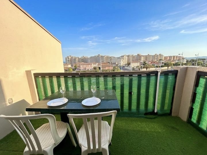 Studio Cabine - 4 Personnes - Canet En Roussillon - Plage de Saint-Cyprien