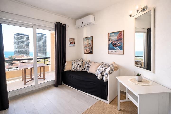 T2 Lumineux Avec Balcon, Vue Mer & Barbecue – Proc - Mônaco