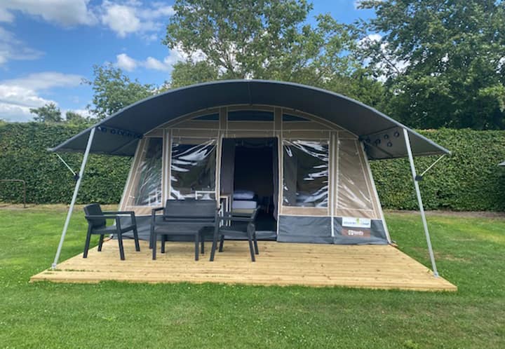 Minicamping De Lindenhoeve - Lodge Tent Eendje - Oss