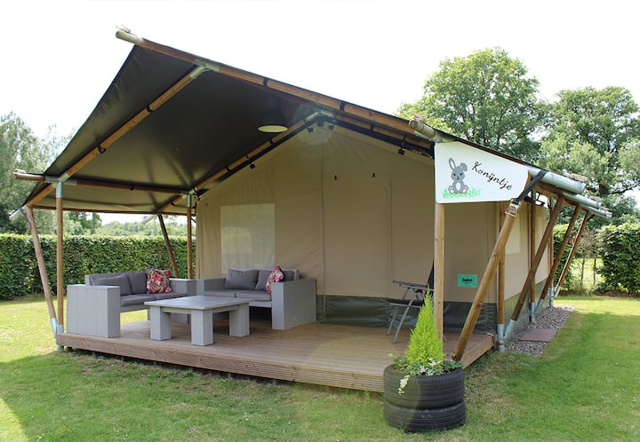 Minicamping De Lindenhoeve - Safaritent Konijntje - Oss