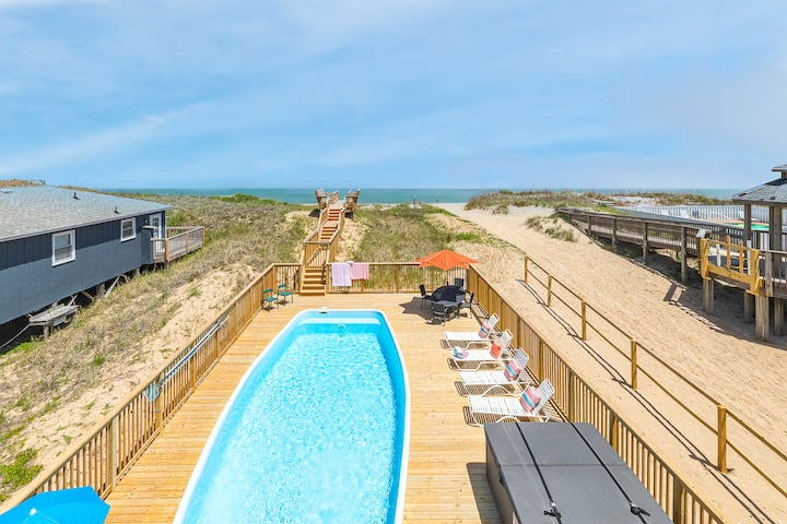 The Sweet Spot - Oceanfront, Pool, Hot Tub, Pets - Nags Head, NC