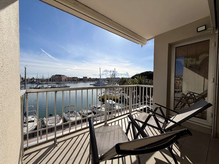 Appartement Avec Parking Et Vue Port Imprenable - Gruissan