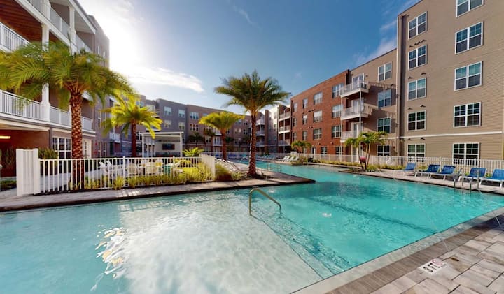 Modern 1br W/ Premium Amenities + 6min To Epic&uni - Orlando