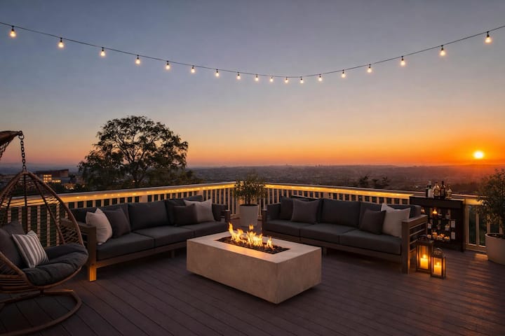 Skyline Hilltop 6br Villa | Best Views In Sd - 샌디에고