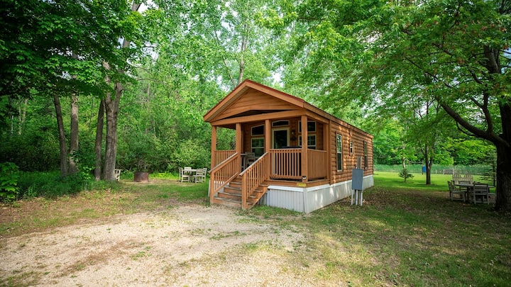 Deluxe Patio Cabin Near Pond | Sleeps 7 - Door County, WI