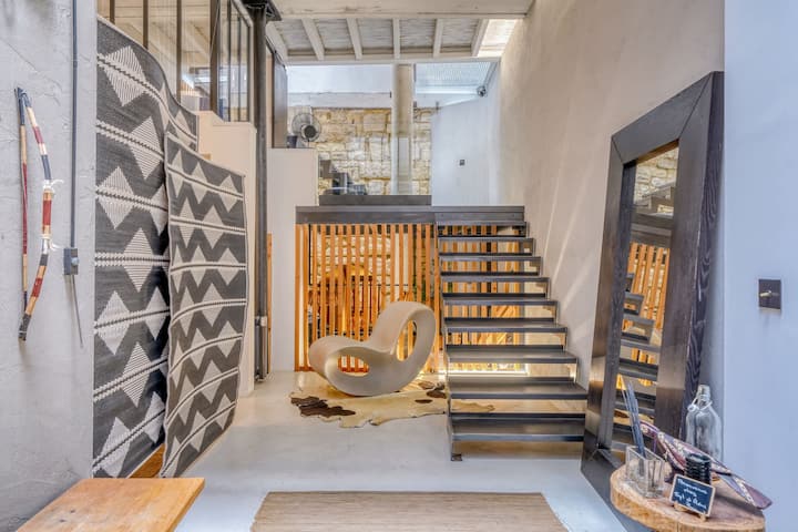 Ancien Chai Rénové En Loft - Toit-terrasse - Bordeaux