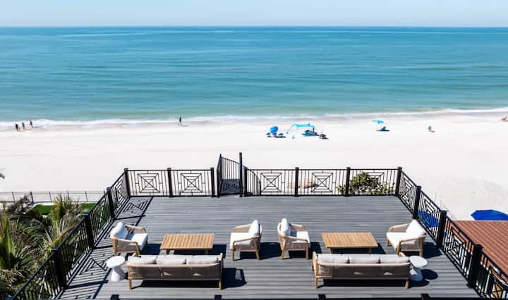 Sea Swept | Luxury Beachfront Estate~heat Pool/spa - Bradenton, FL