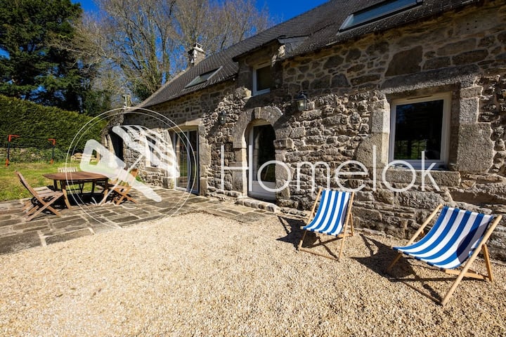 Grande Maison De Pierre Dans Un Domaine Privé - Rochefort-en-Terre