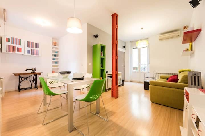 Latina (City Center) - Bright & Cozy 1bd - Madrid