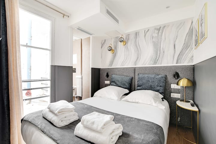 Confort Pour 2p Avec Clim - Proche Montmartre - Paryż