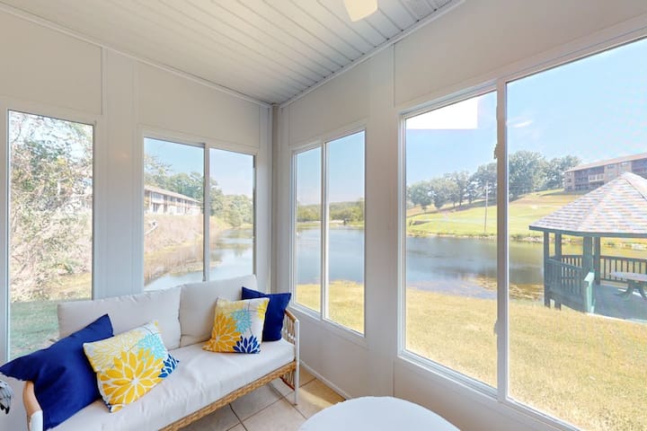 Pond Views - Airy 2br Condo On Ground Floor - Branson, MO