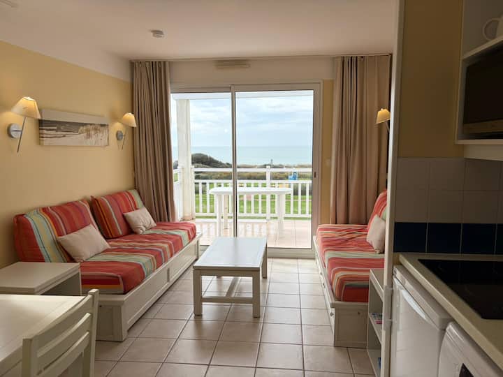 Vue Mer, Piscine & Calme – 150m Océan – Parking - Le Château-d'Olonne
