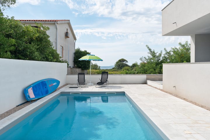 Premium Apartment Obatnice With Pool - Vir