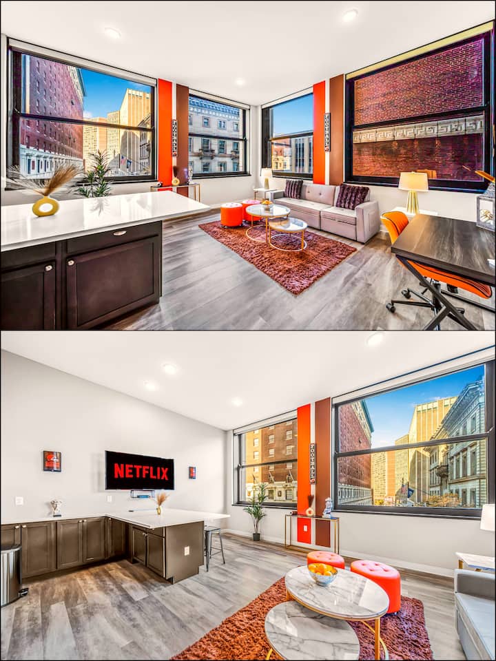 Central Flat: Heated Pool, Rooftop, Gym - Franklin Castle (Hannes Tiedemann House)