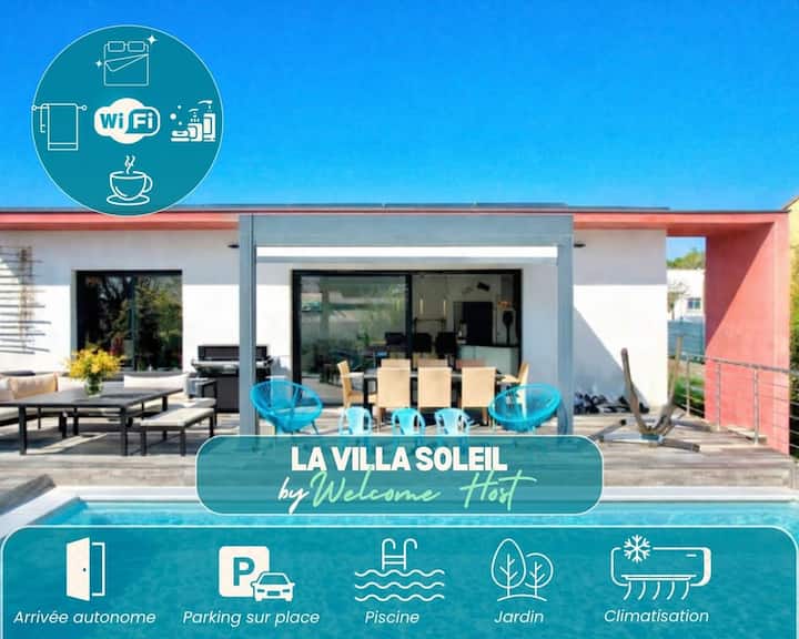 La Villa Soleil, 8 Pers Piscine Alès - Alès
