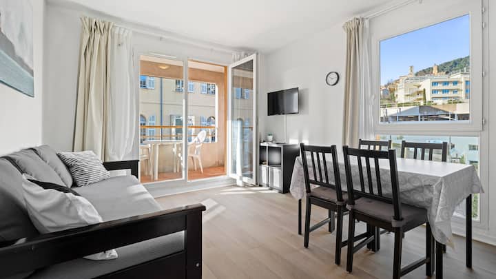 Charmant Appartement 4 Pers Avec Clim Et Balcon - Grasse