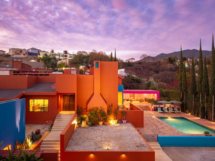 Barragán-style Villa | Pool & Mountain Views - Oaxaca