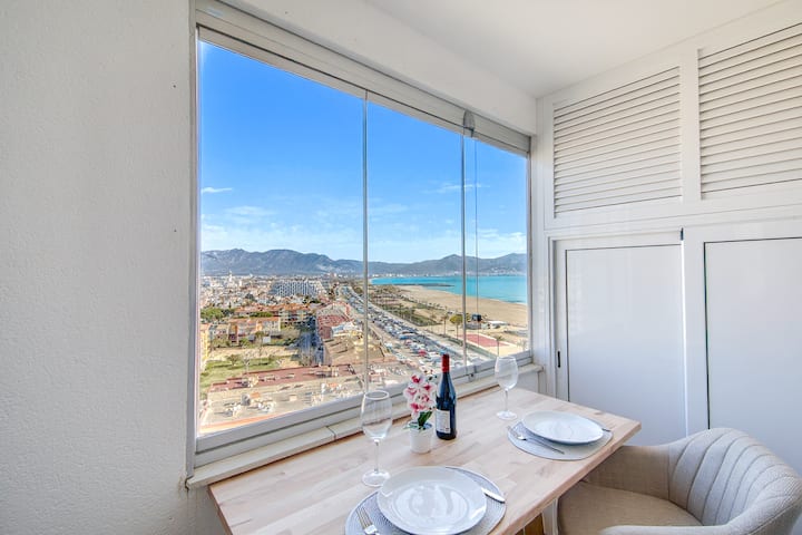 Superbe Appartement Vue Mer Piscine à 100m Plage - Empuriabrava