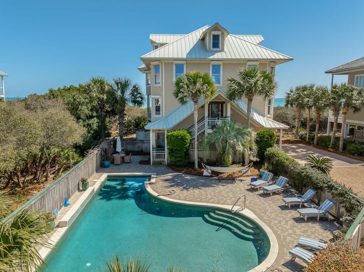 Gulf Front- Private Pool- Pet Friendly Sgi - St. George Island, FL