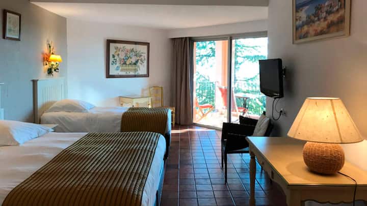 Chambre Triple Balcon - Vaison-la-Romaine