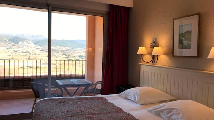 Panoramique King Ou 2 Twins Baignoire - Gigondas