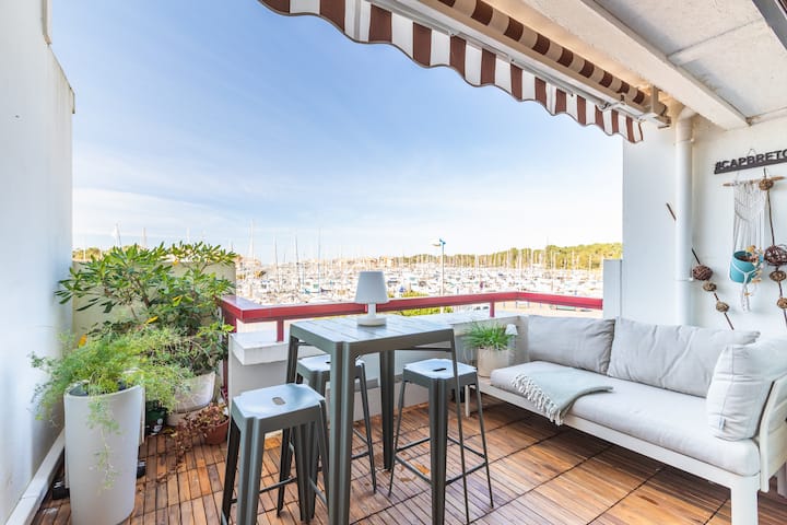 Vela - Charmant Appartement Vue Sur Le Port - Capbreton
